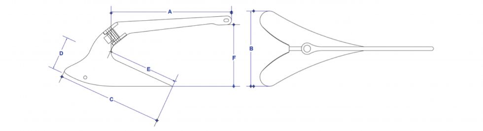 Plough Anchor (HHP) - Manson Anchors NZ